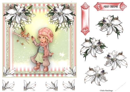 The Christmas Squirrel Topper 7x7 - CUP738166_1483 | Craftsuprint