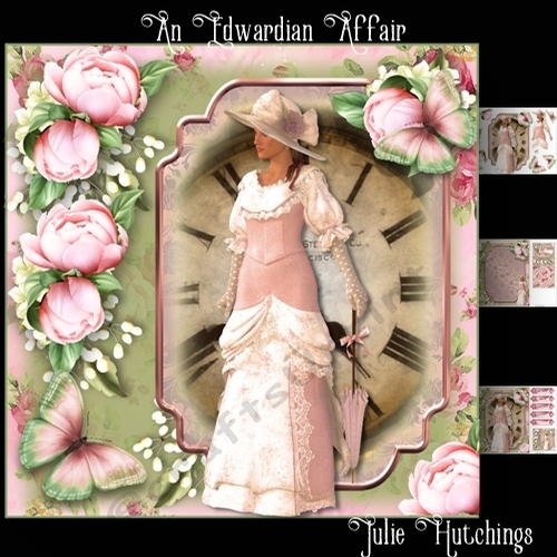 An Edwardian Affair Card Front Kit 8x8 - CUP742355_1483 | Craftsuprint
