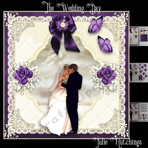 The Wedding Day Card Front Kit - CUP756620_1483 | Craftsuprint