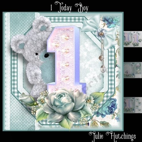 1 Today Boy Card Front Kit - CUP761442_1483 | Craftsuprint