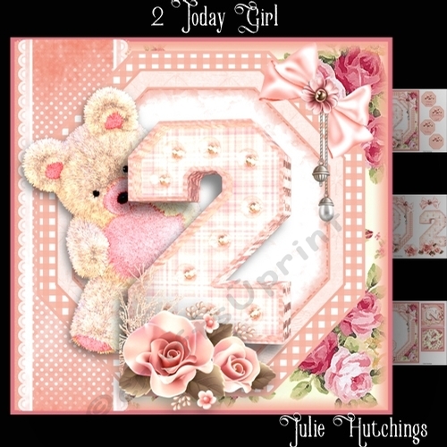 2 Today Girl Card Front Kit - CUP762064_1483 | Craftsuprint