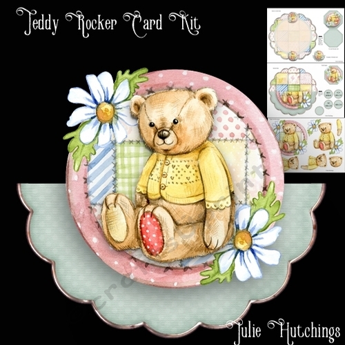 Cute Bunny Rocker Card Kit - CUP772903_1483 | Craftsuprint