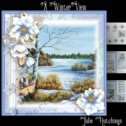 A Winter View Card Front Kit - CUP810395_1483 | Craftsuprint