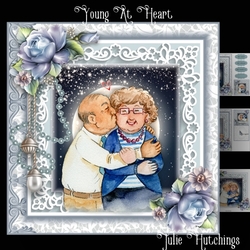 Young At Heart Card Front Kit - Photo by Rebecca Ruff