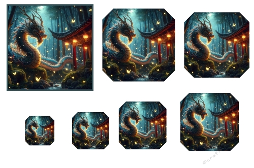 Chinese Dragon Pyramids. - CUP1374197_45928 | Craftsuprint