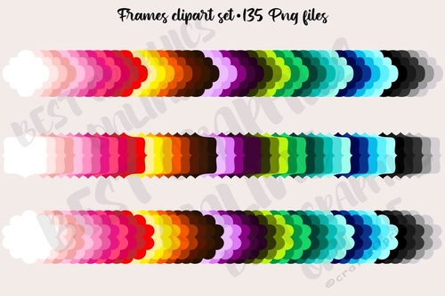 Digital clipart frames, Frames clip art graphics - CUP1065550_109528 ...