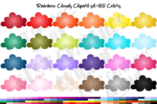 100 Rainbow cloud clipart, Weather cloudy Sky clip art image ...