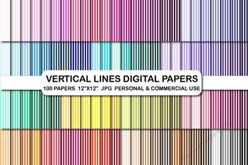 100 Vertical Lines Background Papers - CUP1180826_109528 | Craftsuprint
