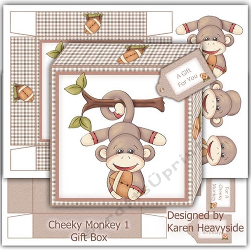 Cheeky Monkey 1 Gift Box - CUP1007997_45357 | Craftsuprint