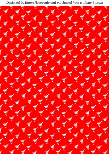 red on white christmas trees backing paper - CUP1069692_45357 ...