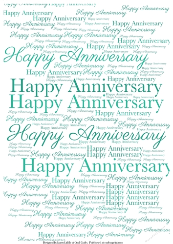 Wedding Anniversary Word Backing Paper - CUP1326462_14757 | Craftsuprint
