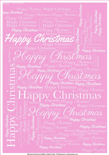 Happy Christmas Word Backing Paper on Coloured Background - CUP1328799 ...