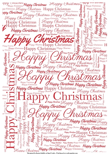 Glitter Happy Christmas Word Backing Paper - CUP1332967_14757 ...
