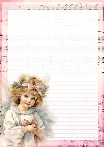 KPD23-Stationary-Christmas Angels 1 - CUP1247499_76091 | Craftsuprint