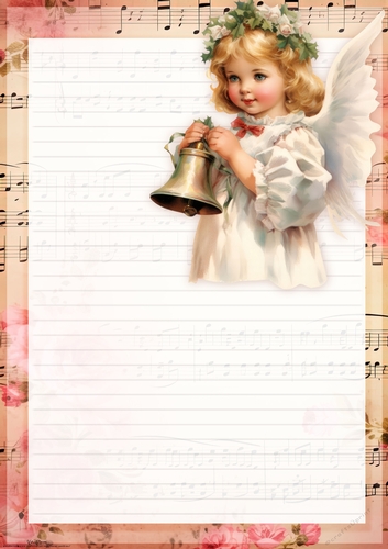 KPD23-Stationary-Christmas Angels 8 - CUP1247577_76091 | Craftsuprint