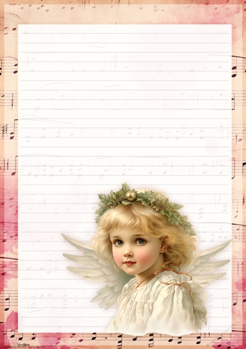 KPD23-Stationary-Christmas Angels 16 - CUP1248325_76091 | Craftsuprint