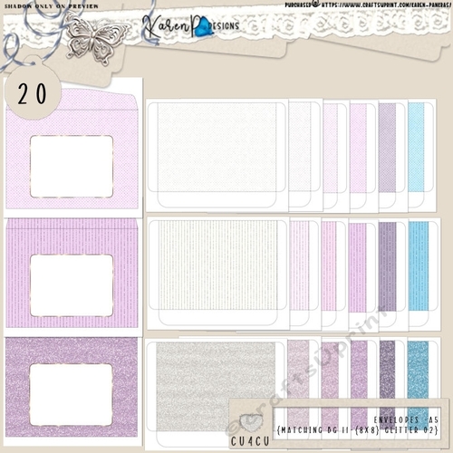 ENV 20-A5-{matching BG 11-{8x8} Glitter 02} - CUP1294835_76091 ...