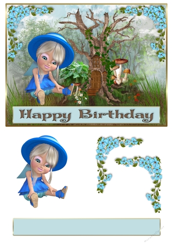 kpd17-113 Lilly card 1 - CUP791731_76091 | Craftsuprint