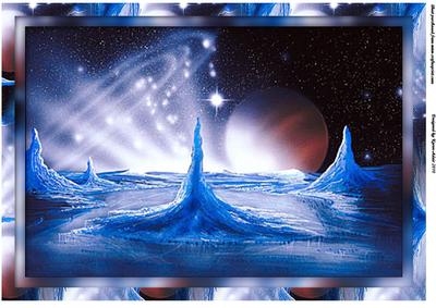 Space Scenes - A4 Framed Backgrounds/card Fronts 2 - CUP109714_168 ...