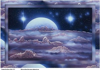 Space Scenes - A4 Framed Backgrounds/card Fronts 3 - CUP109717_168 ...