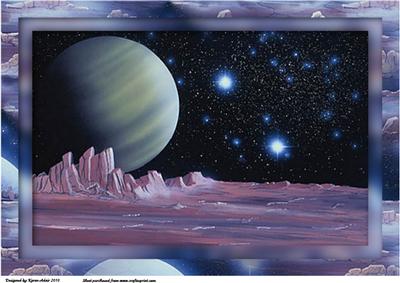 Space Scenes - A4 Framed Backgrounds/card Fronts 4 - CUP109718_168 ...