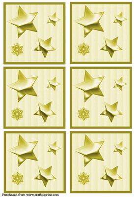 Stars 4a Toppers Sheet - CUP13532_168 | Craftsuprint