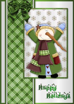 Frosty the Snowman 3 - A4 Card Front - CUP146415_168 | Craftsuprint