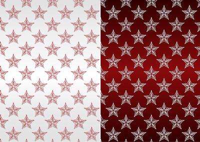 Christmas Flourish Stars in Red and White Backgrounds - CUP151286_168 ...