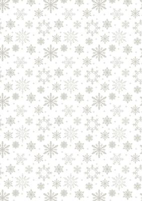 Silver Snowflakes Background Paper - CUP156666_168 | Craftsuprint