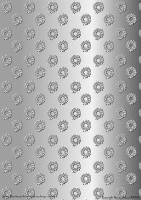 Silver Metallic Embossed Effect Wreaths Background Paper - CUP20327_168 ...