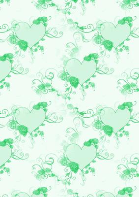 Valentine Hearts Background Paper in Green - CUP291190_168 | Craftsuprint