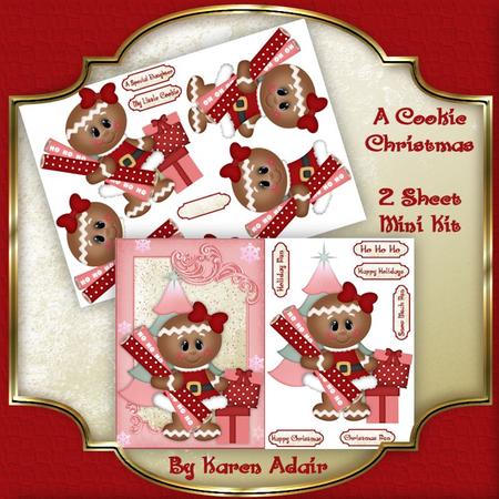 A Christmas Cookie Mini Kit - CUP375094_168 | Craftsuprint