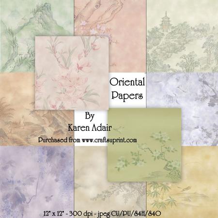 Oriental Papers - CUP600710_168 | Craftsuprint