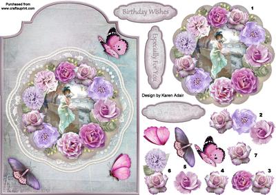 Morning Mist Shaped Card Front - CUP614288_168 | Craftsuprint