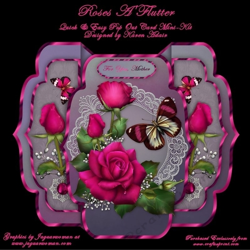 Roses AFlutter Quick & Easy Pop-out Card Mini-kit - CUP762837_168 ...