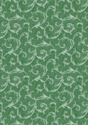 Leafy Scrolls in Green - CUP93013_168 | Craftsuprint