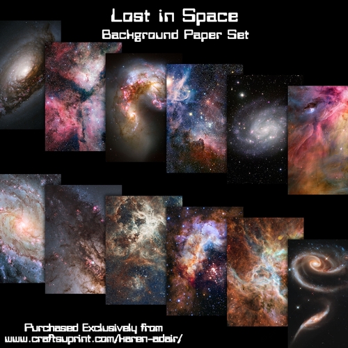 Lost in Space Background Paper Set - CUP993622_168 | Craftsuprint