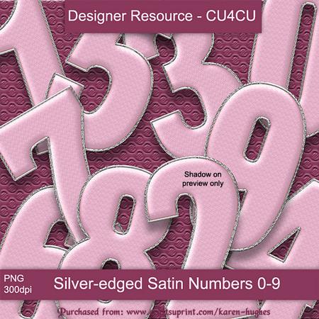 Baby Pink Numbers 0-9 - CUP206143_831 | Craftsuprint