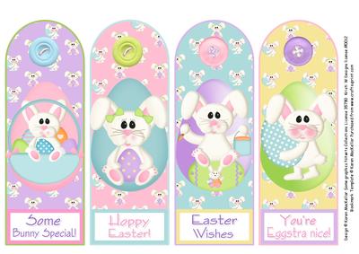Big Chunky Hoppy Easter Bookmarks - CUP300546_796 | Craftsuprint