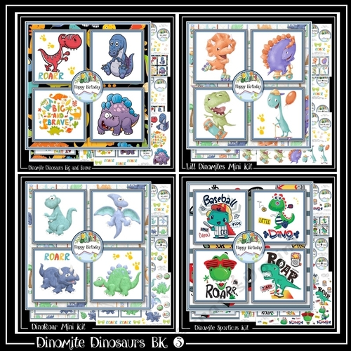 Dinomite Dinosaurs Bumper Kit 3 - CUP1215205_1056 | Craftsuprint
