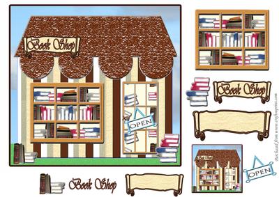 The Little Book Shop - CUP234857_1056 | Craftsuprint