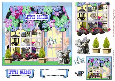 The Little Garden Shop - CUP237732_1056 | Craftsuprint