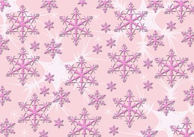 Falling Pink Snowflakes - CUP263430_1056 | Craftsuprint