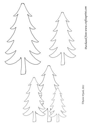 Little Tree Stamp Set - CUP265575_1056 | Craftsuprint