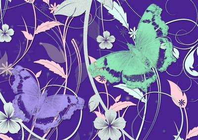 Beautiful Flutter Florals - CUP308073_1056 | Craftsuprint