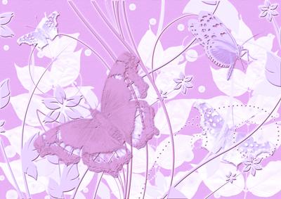 Lavender Flutter Florals - CUP309768_1056 | Craftsuprint