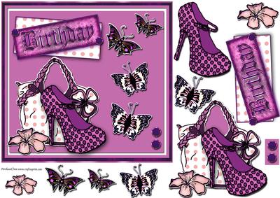 Birthday Gal Quick Card - CUP312982_1056 | Craftsuprint