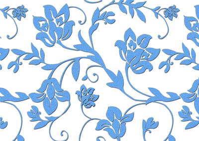 Baby Blue Floral Patterns - CUP318087_1056 | Craftsuprint