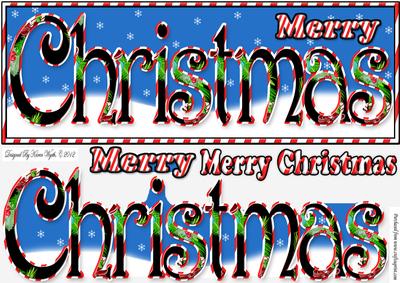 Merry Christmas Candy Dl - CUP376606_1056 | Craftsuprint