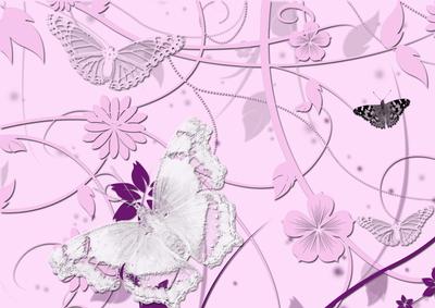 Pretty in Pink Flutters - CUP384884_1056 | Craftsuprint